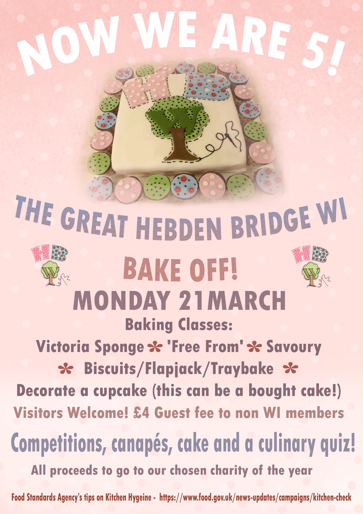 Bake off flyer – Hebden Bridge WI